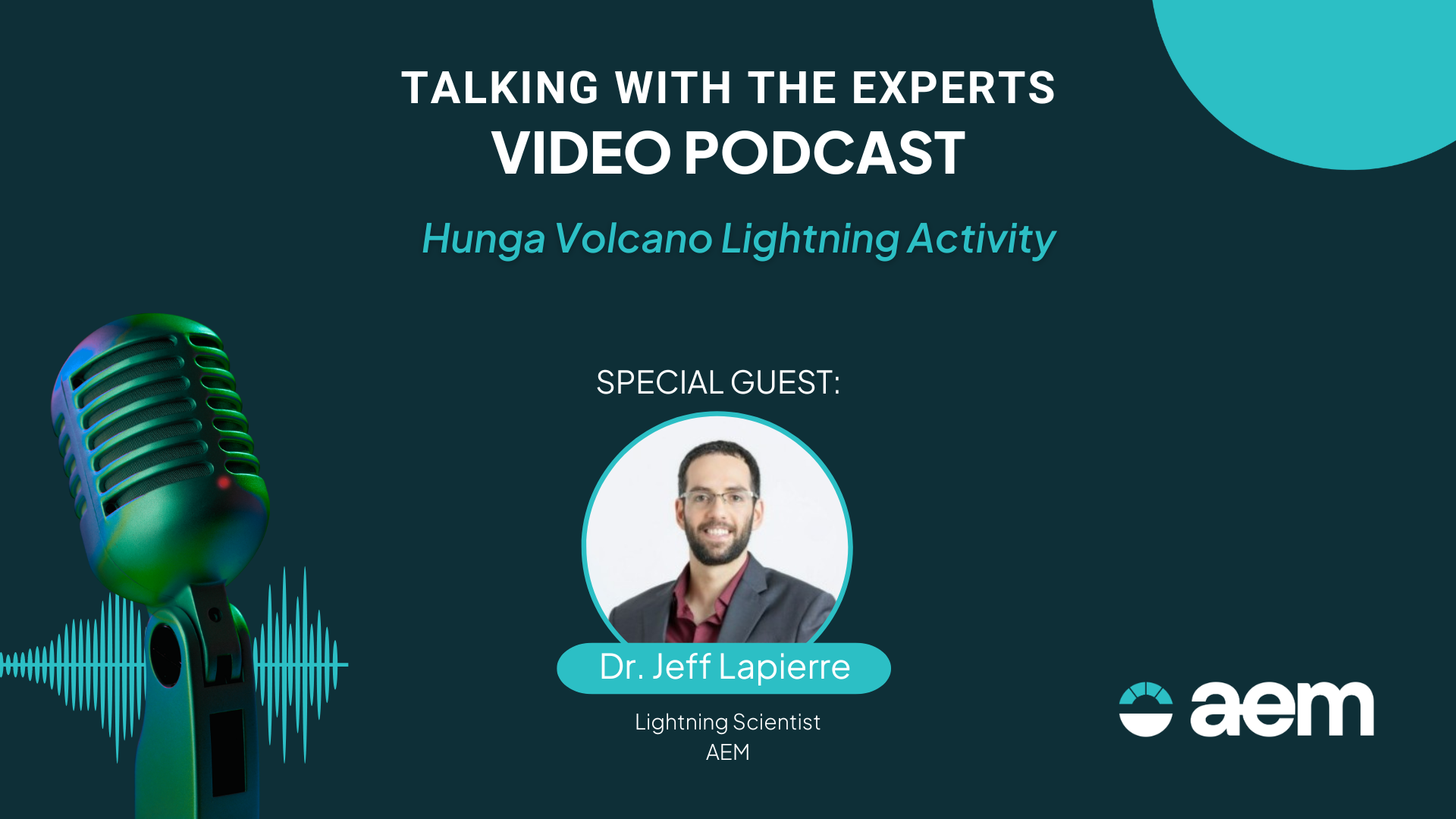 Hunga Volcano Lightning Activity - AEM