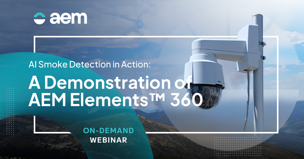 AI Smoke Detection in Action: A Demonstration of AEM Elements® 360 - AEM