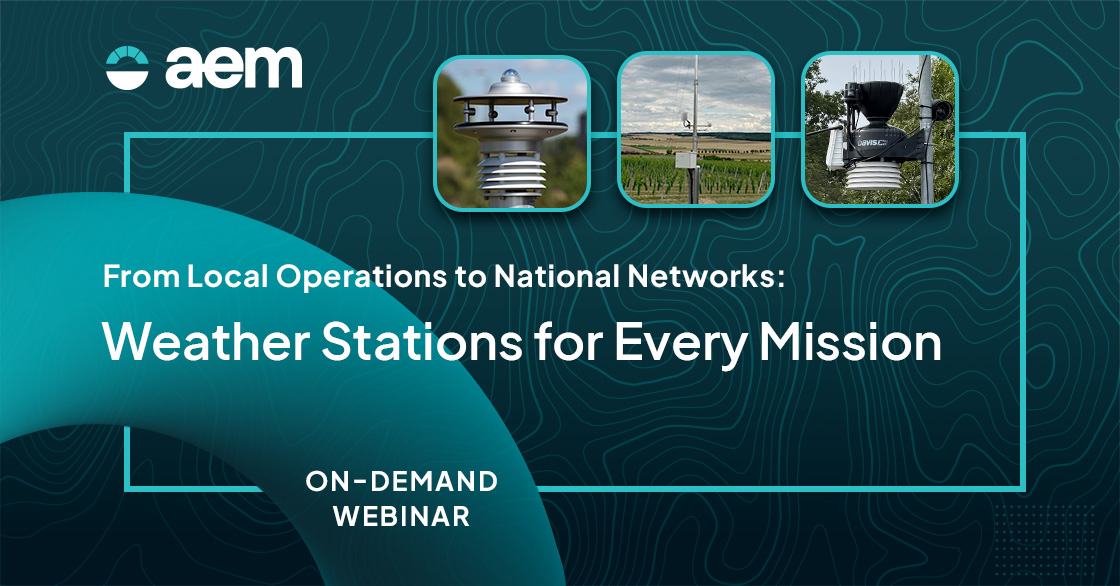 Weather Stations for Every Mission: From Local Operations to National ...